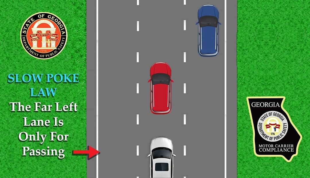 What Does Georgia’s ‘Slowpoke’ Law Say About The Left-Hand Lane? – A-1 ...
